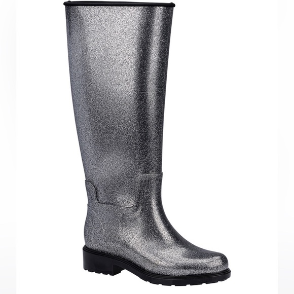 Melissa | Shoes | Melissa Fullness Rainboots Sparkle Glitter Rubber ...